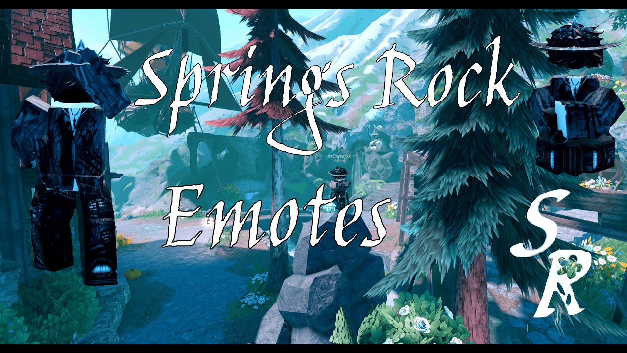 Where to find all NEW EMOTES in Springs Rock (Update) - YouTube