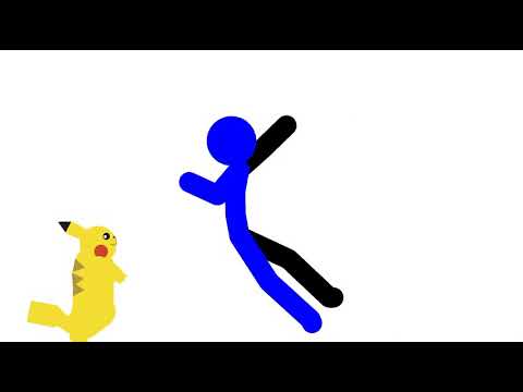 Pokémon pooping on a man