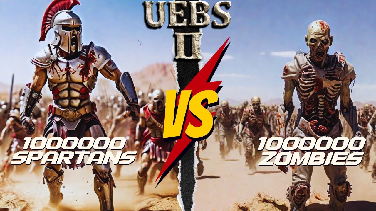 One Million Spartans VS One Million Zombies / UEBS 2 / PC 4K - YouTube