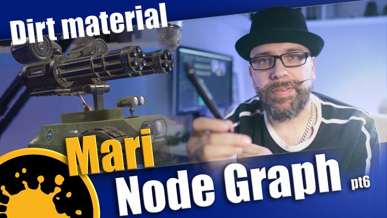 Mari Node Graph tutorial | The Dirt material | - YouTube
