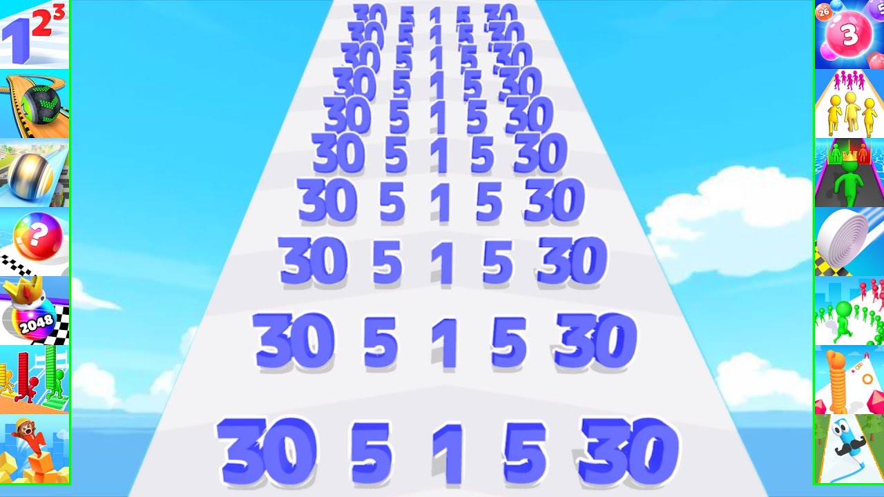 Play satisfying mobile game number master new update all max levels ...