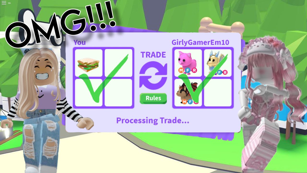 This Girl Gave Me A FREE PET in Adopt Me!!!! | Roblox - YouTube