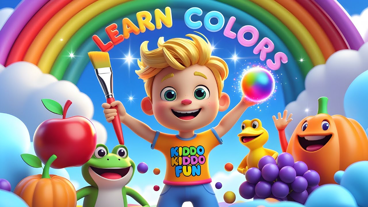 Learn Colors with Fun Characters & Objects! | Kids Color Song ...