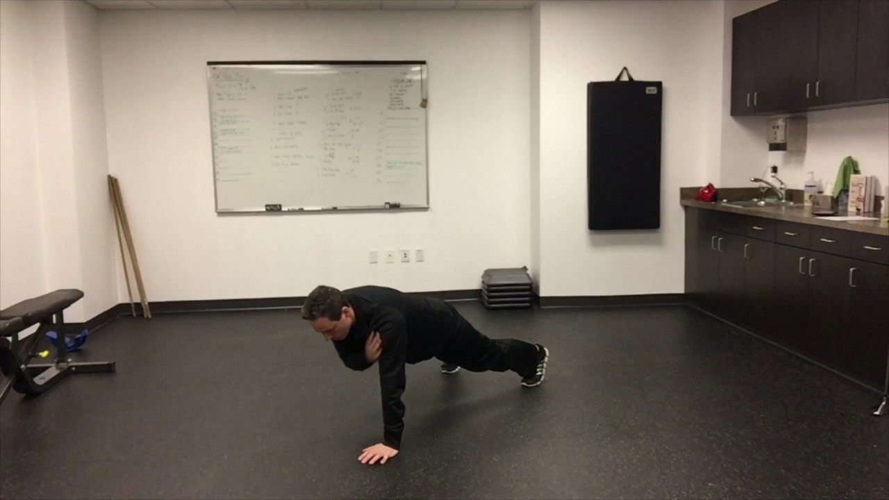 Plank Taps - YouTube