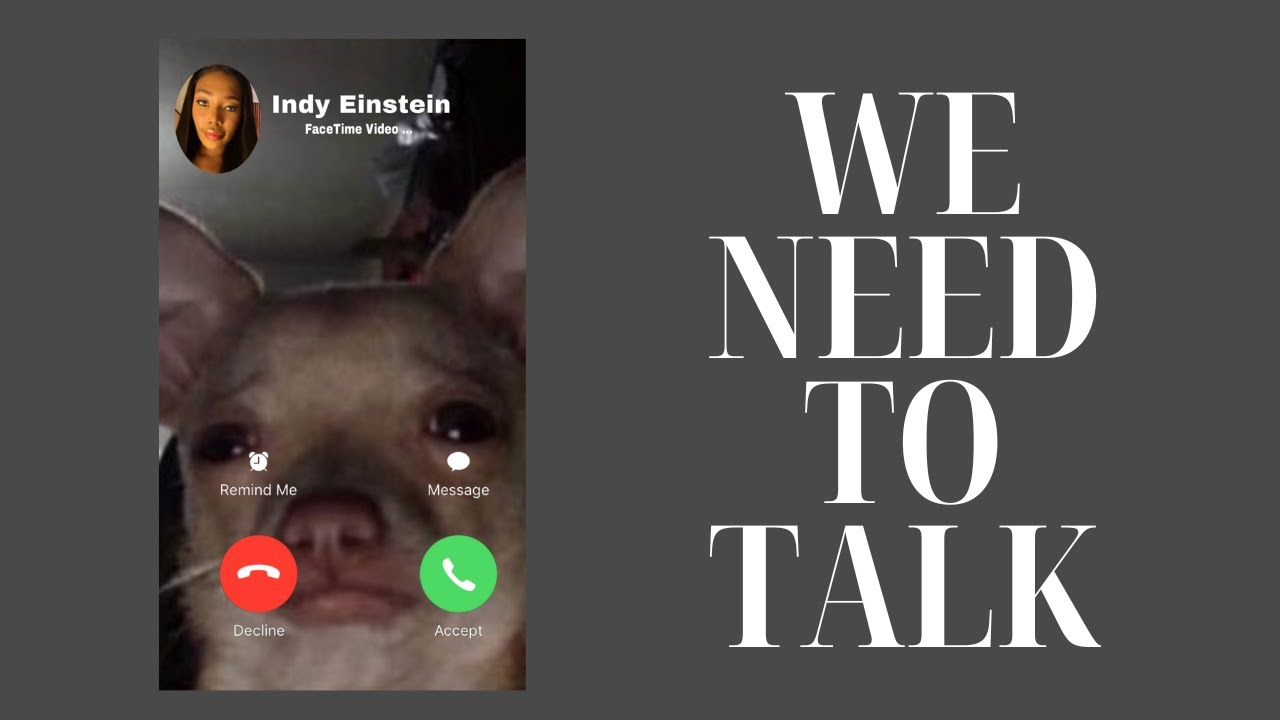 GET YOUR STUFF TOGETHER | Indy Einstein Facetime Call - YouTube