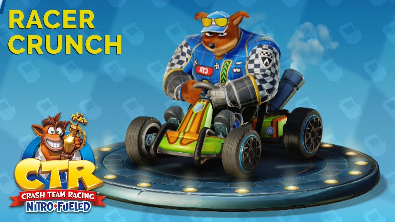 Crash Team Racing Nitro-Fueled | Playing as Racer Crunch - YouTube
