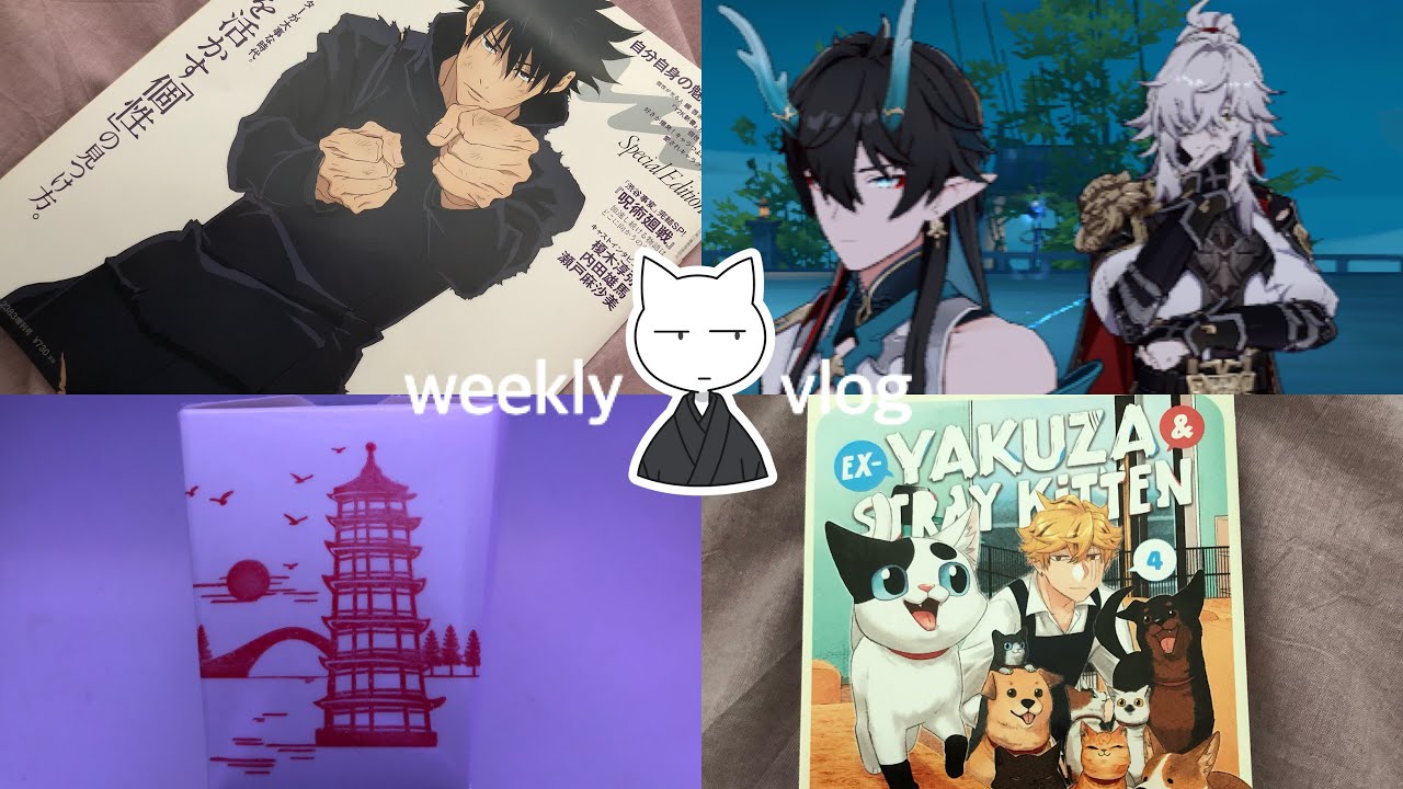 weekly vlog | anan megumi cover, hsr, haul - YouTube