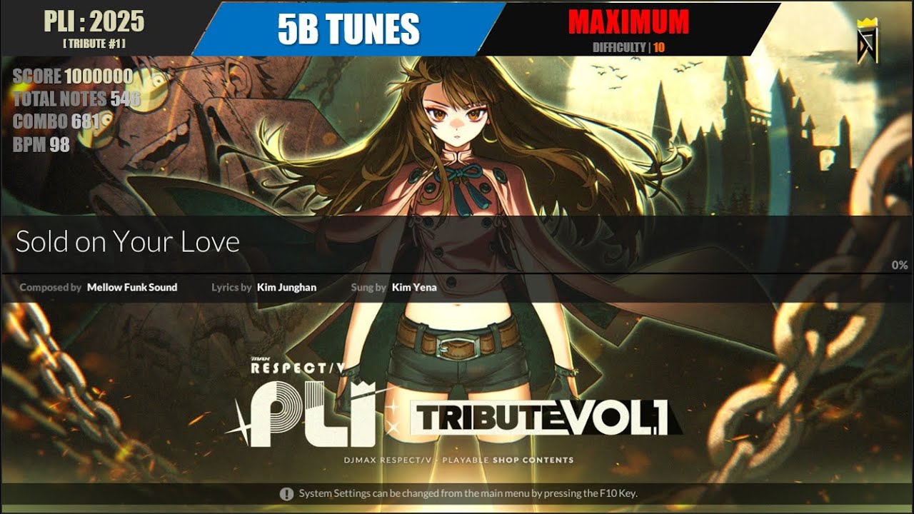 [DJMAX RESPECT V] Sold on Your Love (5B MAXIMUM 10) - PLI : 2025 ...
