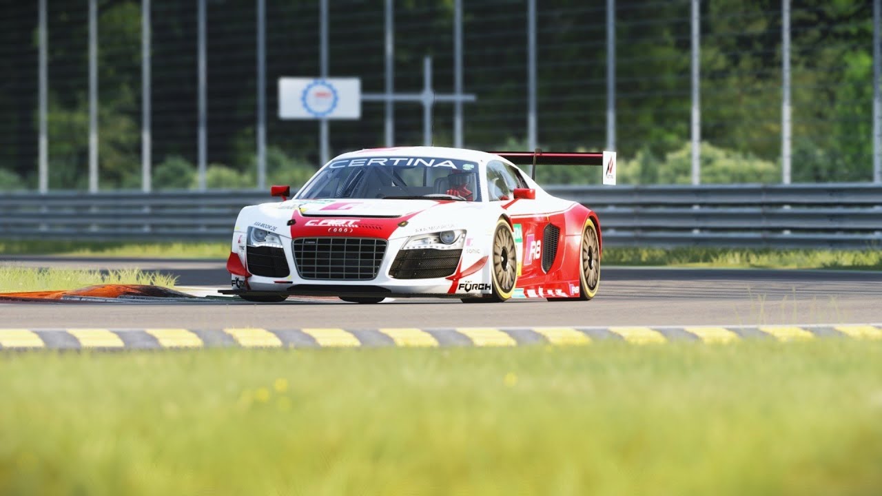 Asseto Corsa | Audi R8 LMS Ultra | Corrida em Monza - YouTube