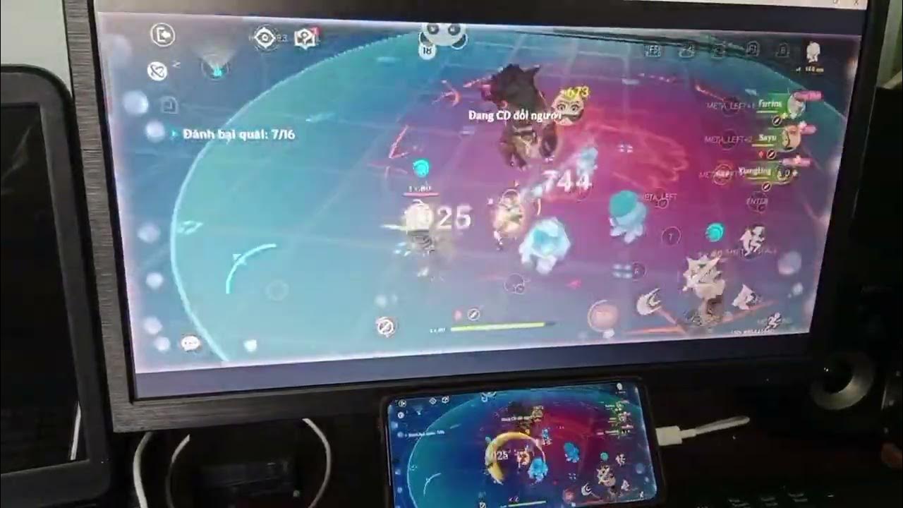 Play games with Mouse Pro mirroring to PC/Mac with scrcpy(-K -M parameters needed, from my user ...