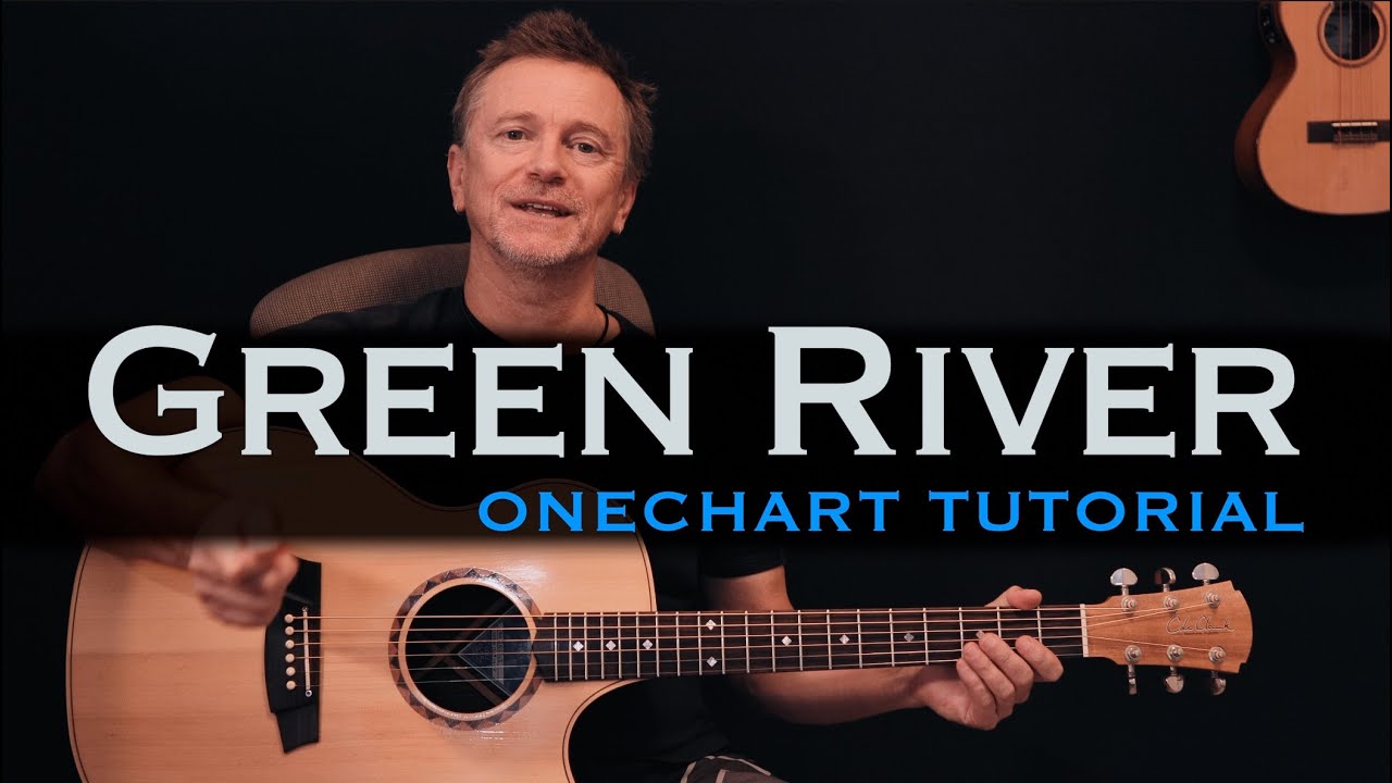 Green River CCR guitar lesson tutorial [free tab] - YouTube