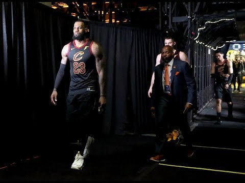 LEBRON JAMES CRYING AFTER BEING SWEPT BY WARRIORS 2018 - YouTube