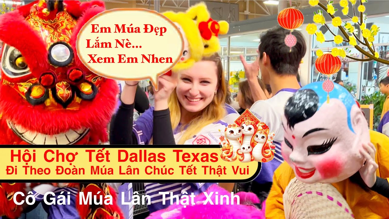 2025 Lunar New Year of Snake Lion Dance | Theo Bước Chân Đoàn Múa Lân ...