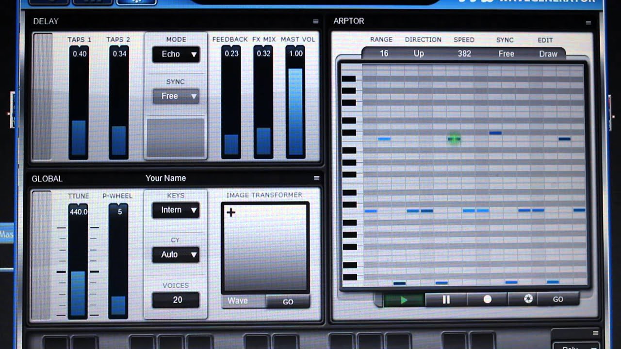 PPG WaveGenerator VST - YouTube
