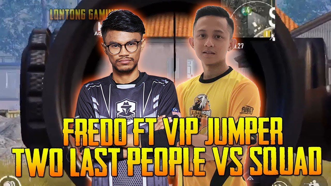 Fredo Ft. Jumper Mengganas!! Two Last People Vs Squad Enemy Auto Lobby ...