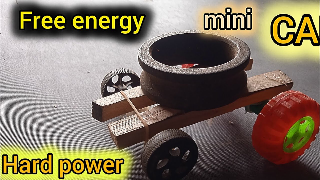 How to make at home car with free energy car home made RC car # ...