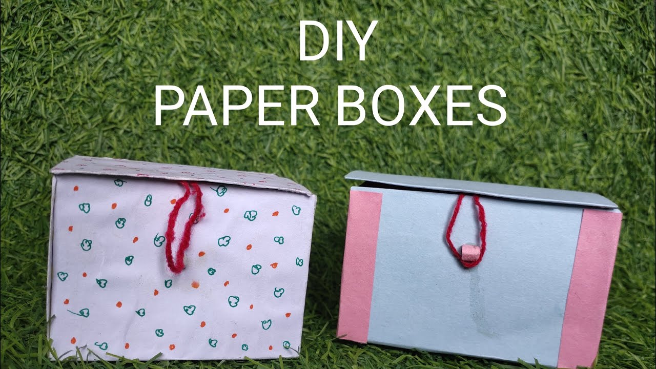 DIY/ PAPER BOXES🎁 / MINI BOXES🎁/ @giftswala.84 💝 - YouTube