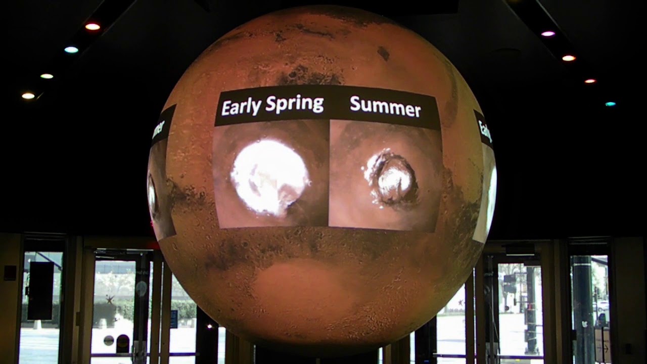 Science on a Sphere: Weather on earth and other planets - YouTube