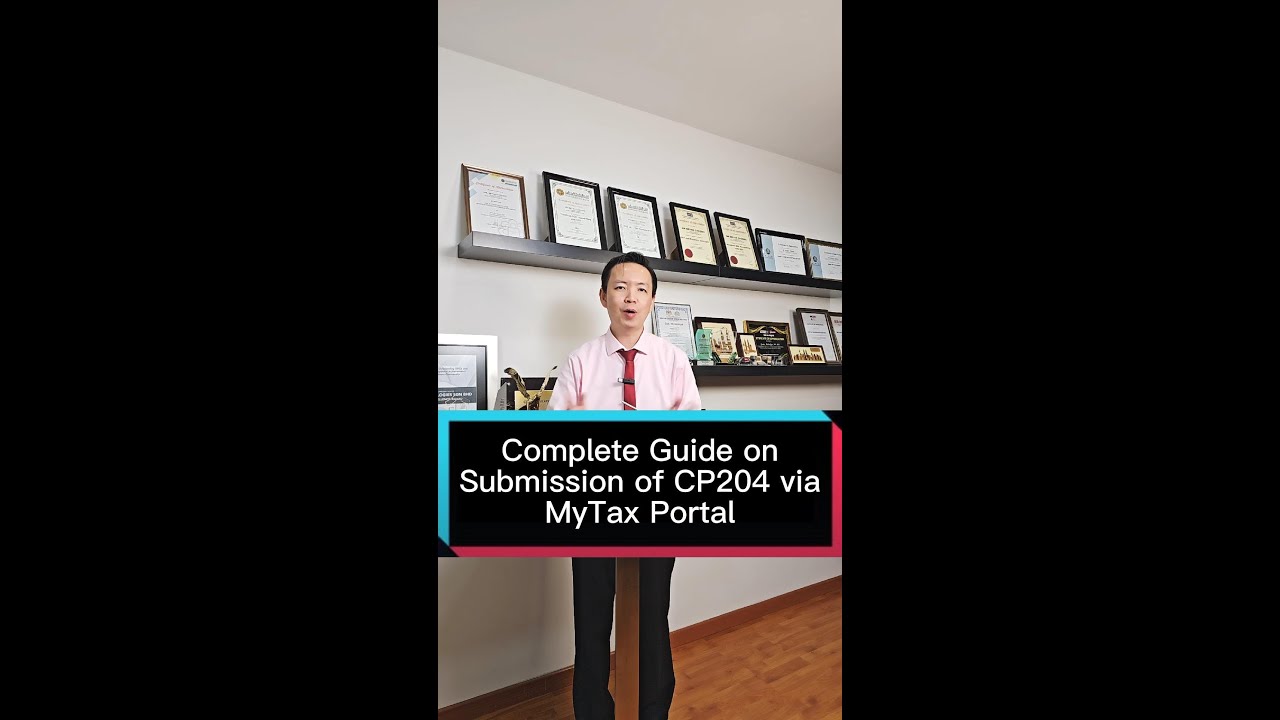 Complete Guide on Submission of CP204 via MyTax Portal - YouTube