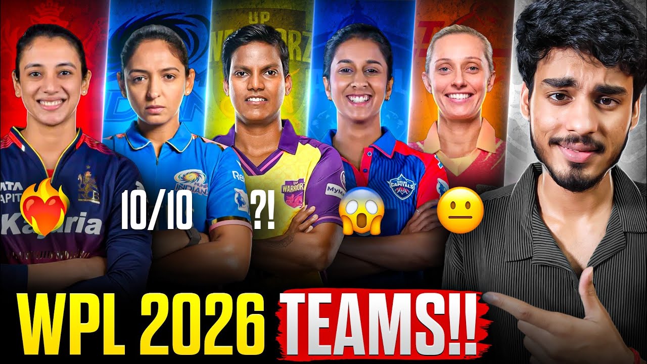 BEST Team of WPL 2026? | Squad, Playing 11 | WPL 2026 All Teams Playing ...