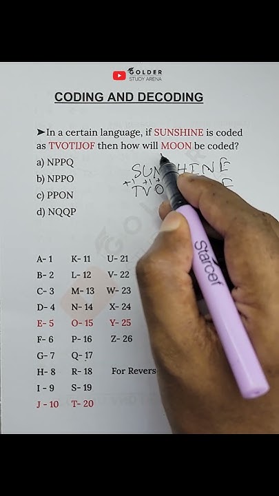 Coding and decoding 2 - YouTube