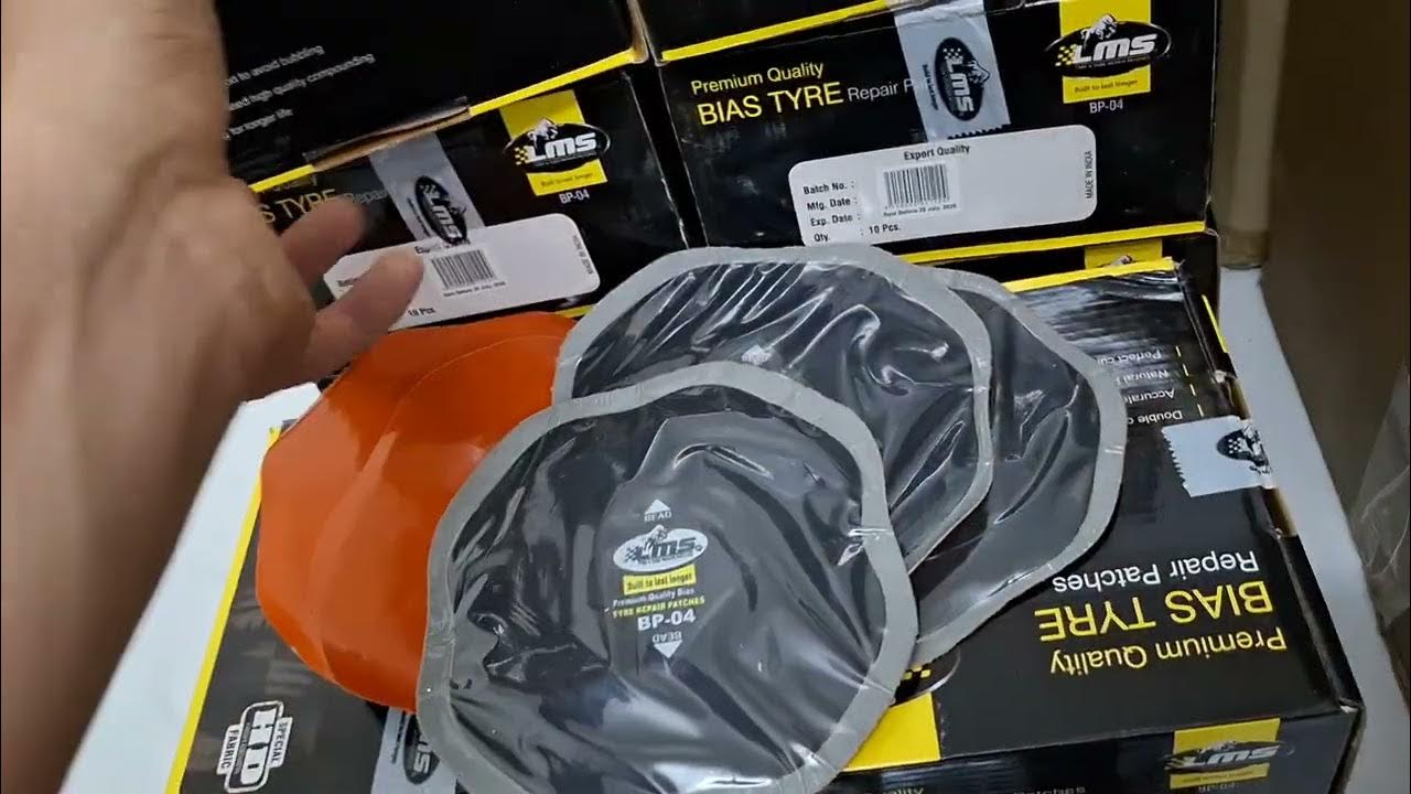 Keo vá ấn độ: Tập 9_Hộp 10 miếng vá lốp bố chéo ấn độ lms Bp04 132mm 350k #thietbivnc #bp04 #lms ...