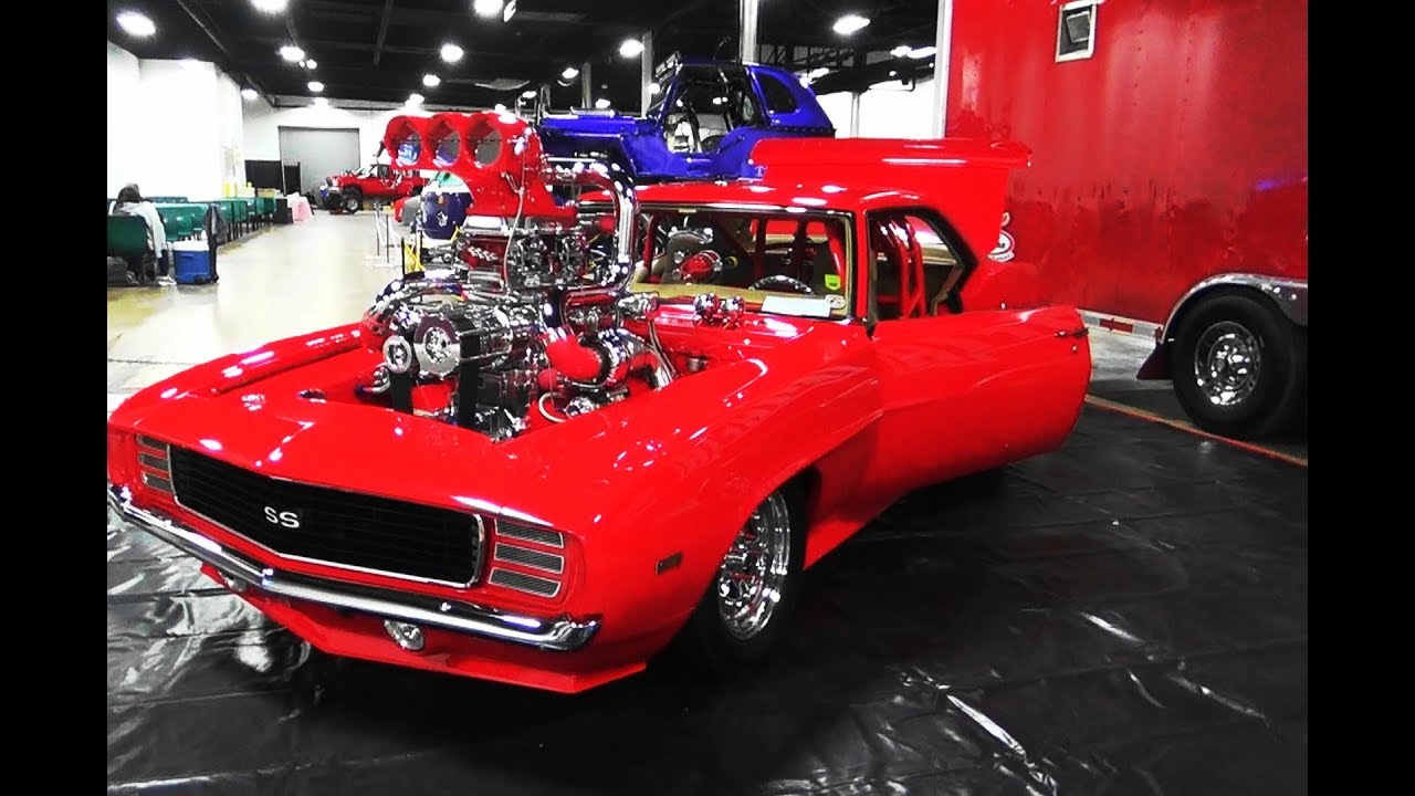 69 Camaro RS/SS Pro Street Blown Mafia - YouTube