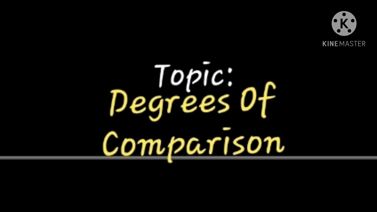 Degrees Of Comparison || With Fun Facts In The End || •Study With ...