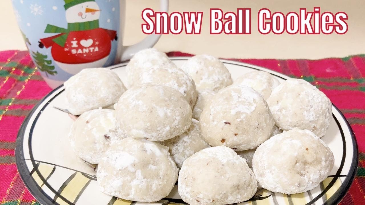 SNOW BALL CHRISTMAS COOKIES--THE BEST COOKIE - YouTube