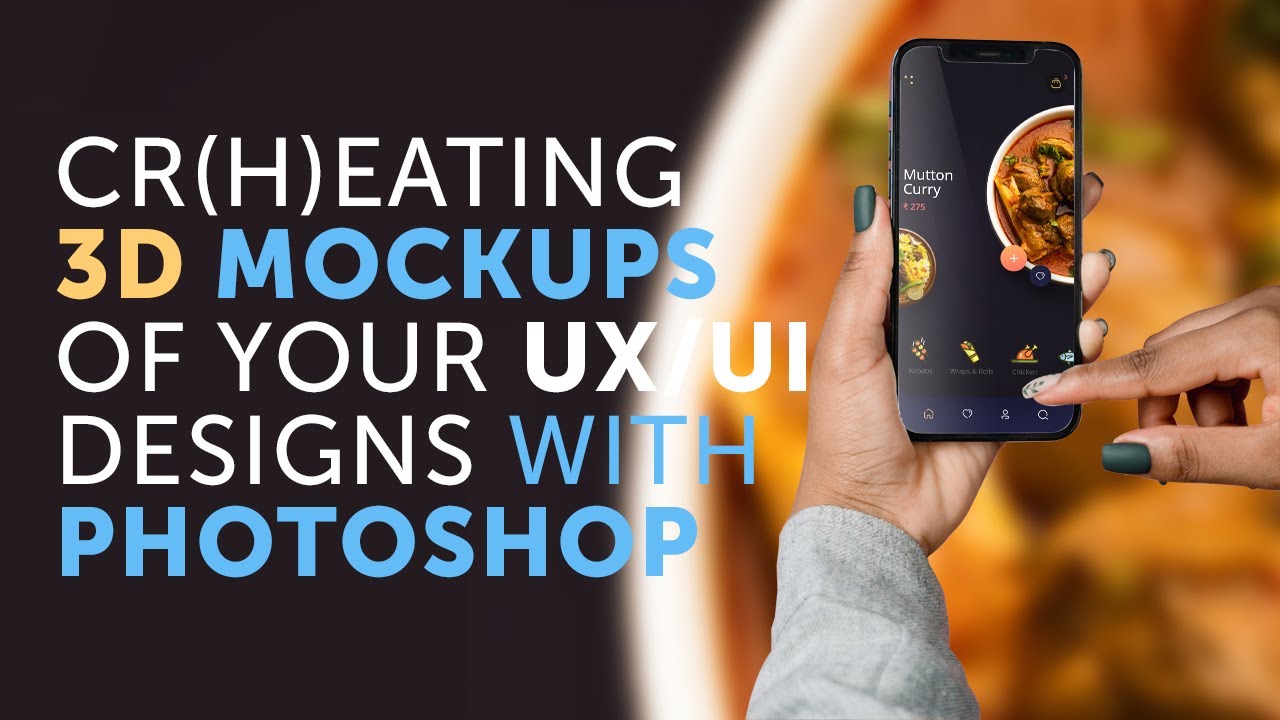 How to cheat a 3D Mockup to present your UX/UI design | Learn with ...