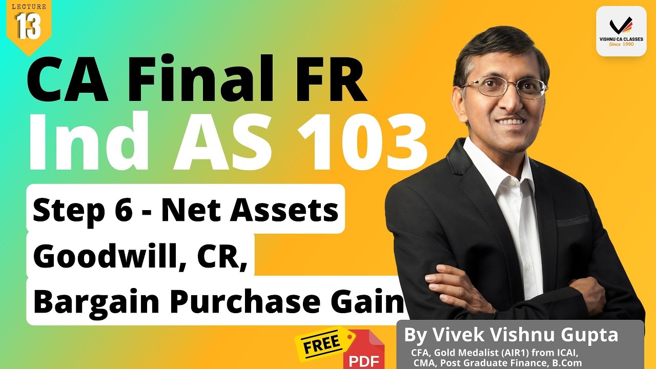 Net Assets Acquired, NCI, Goodwill | Step 6 | Ind AS 103 | Business ...