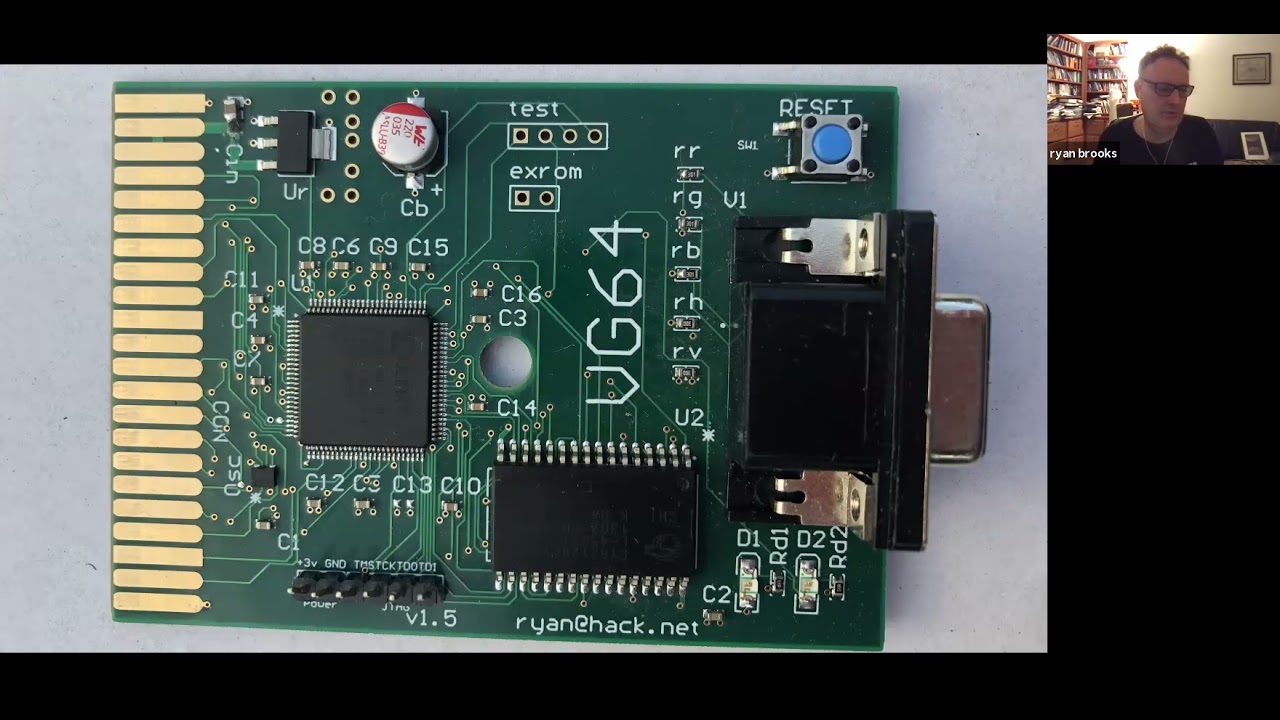 VG64 - A second screen for the Commodore 64 * Ryan Brooks * Commodore ...
