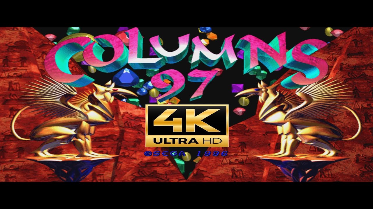 Columns '97 | Retro Arcade Game Sega 1996 | 4K Gameplay - YouTube