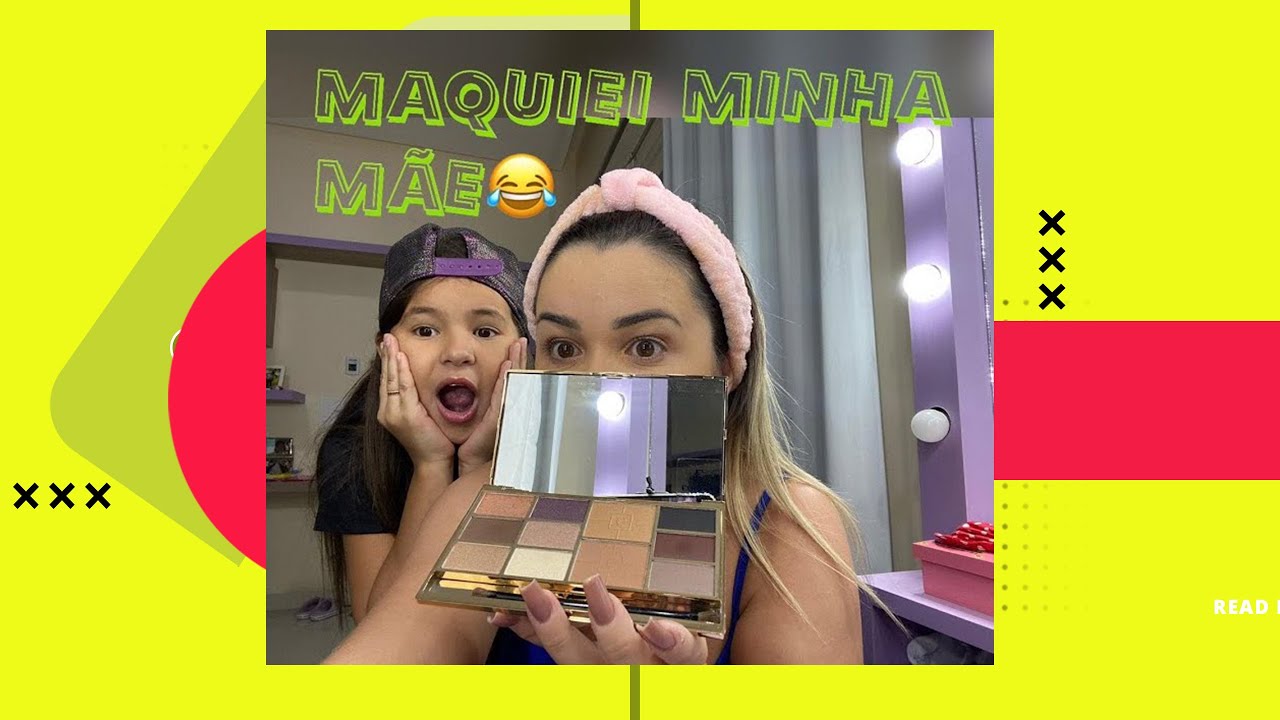 Maquiei Minha MÃe 😱 Youtube