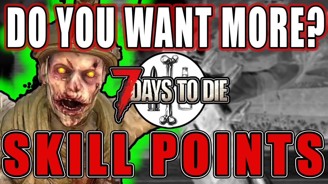 Get more skill points per level. #7daystodie #gaming #7dtd # ...