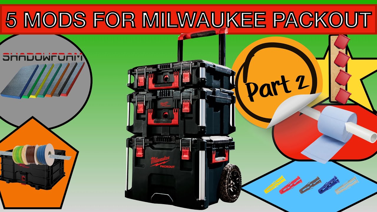 Milwaukee Packout 5 mods/tips/hacks - YouTube