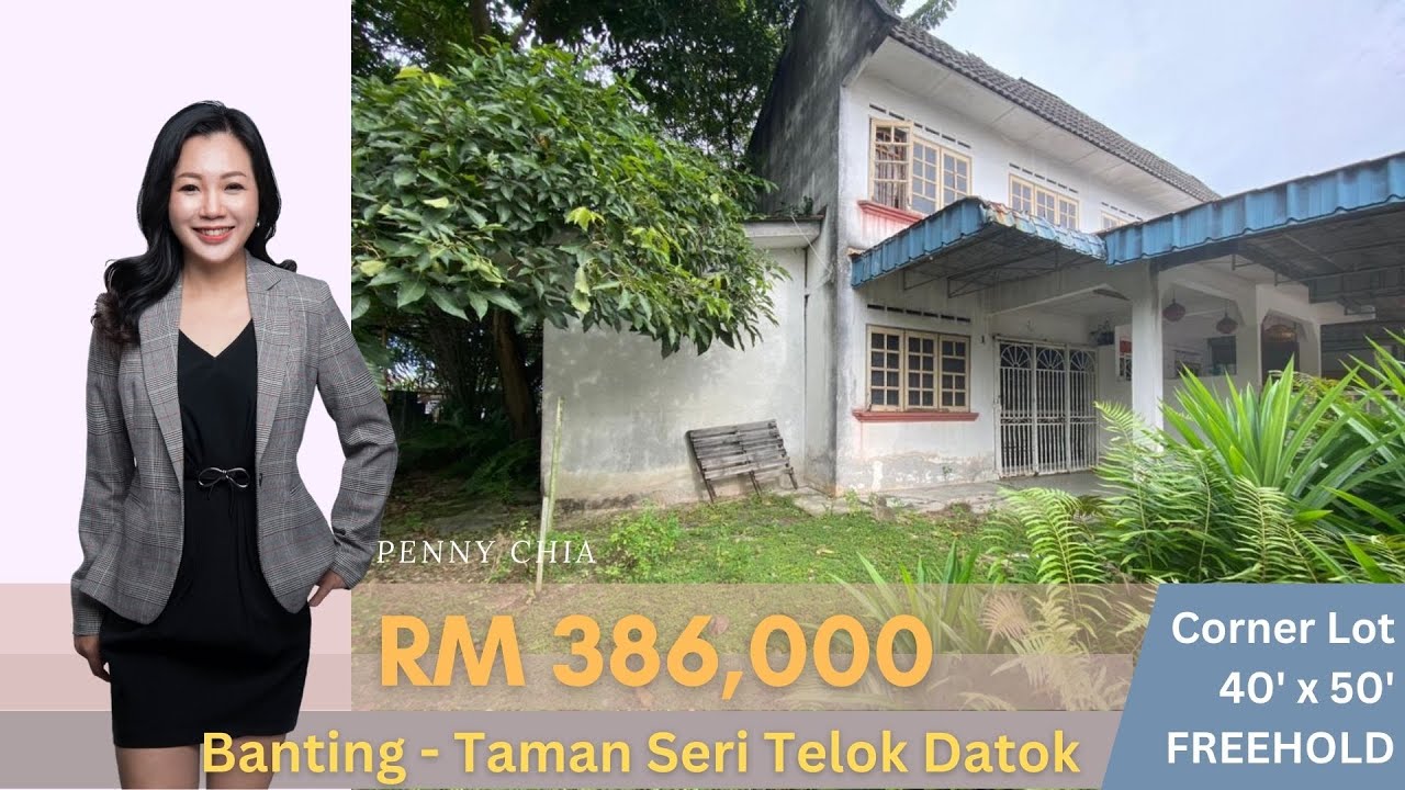 FOR SALE | Banting Taman Seri Telok Datok Corner Lot Double Storey ...