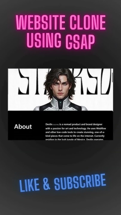 Cloned This Website with Just GSAP 😮🔥 #shorts - YouTube