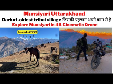 Explore Munsiyari Uttarakhand | Darkot Village | Harkot Waterfall #munsiyari