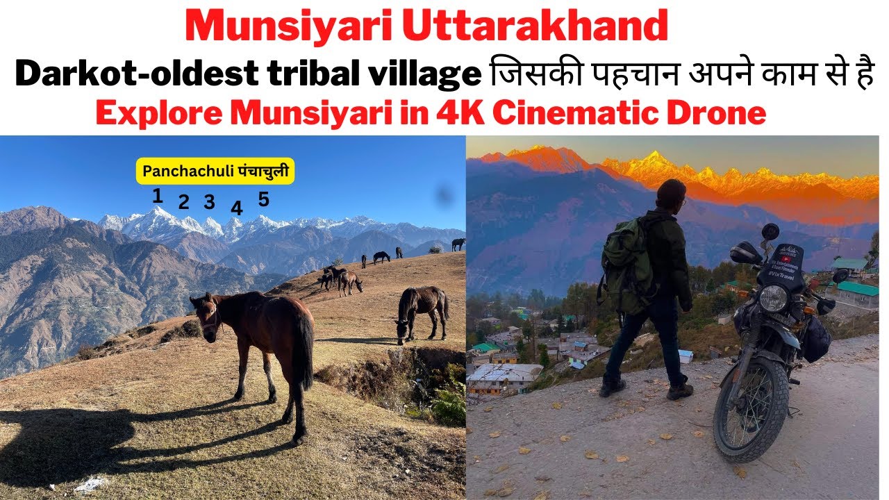 Explore Munsiyari Uttarakhand | Darkot Village | Harkot Waterfall # ...