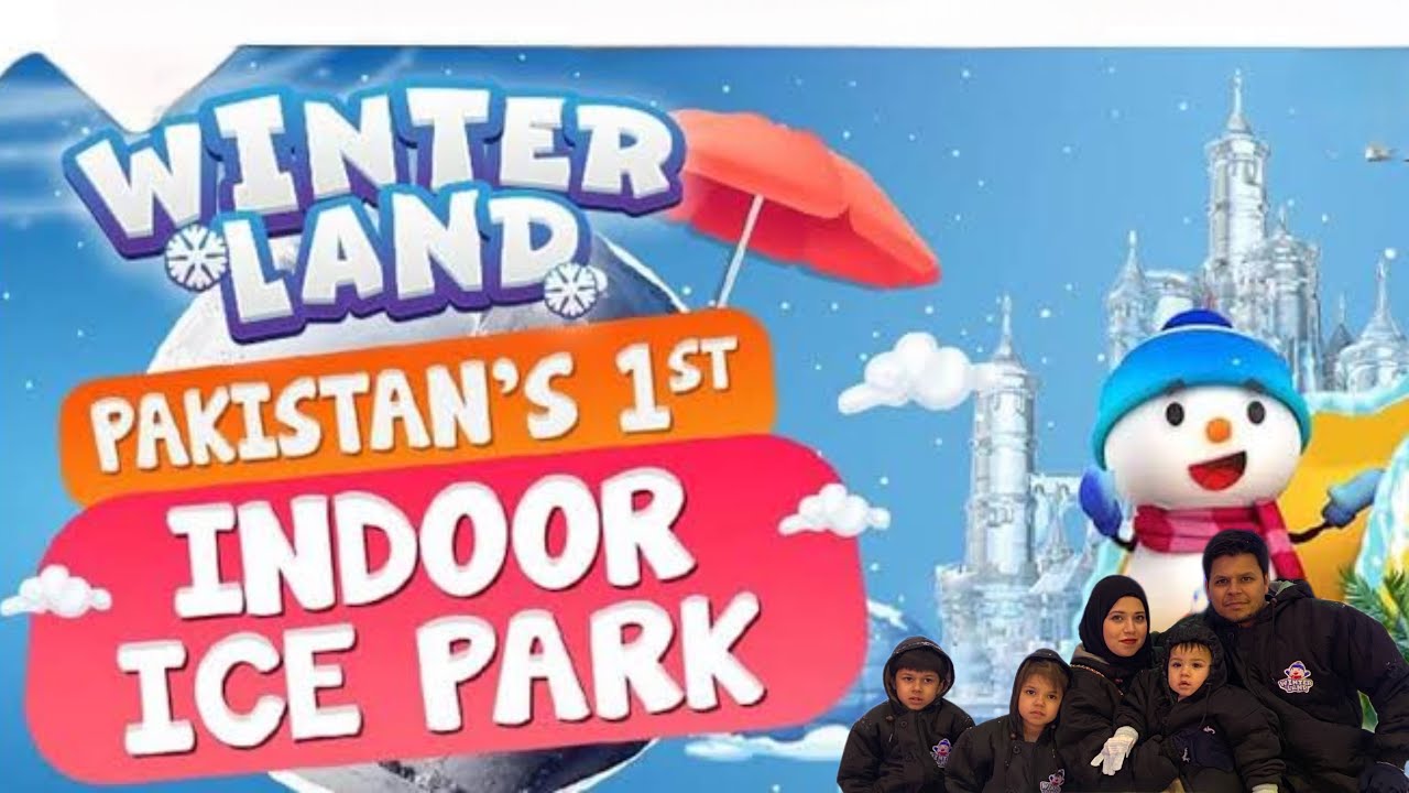 Snow in Lahore | Winter Land | Bahria Town | Lahore Main Baraf | Fun ...