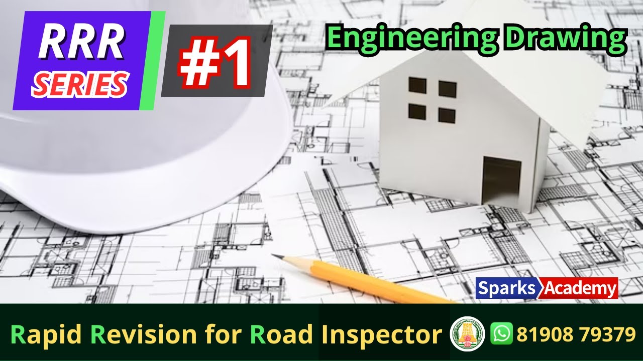 #RRRSeries -1 : Engineering Drawing | Rapid Revision class for Road Inspector | Sparks Academy ...