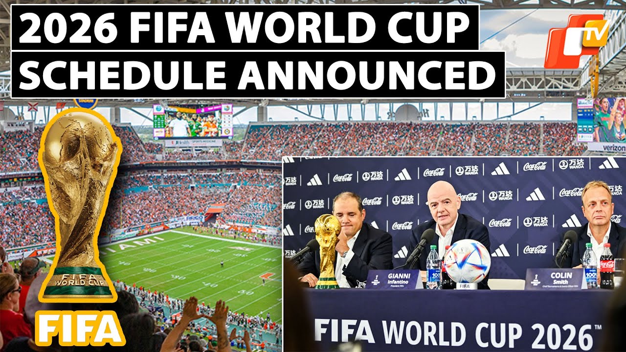 FIFA Announced Schedule For World Cup 2026: New Jersey To Host Final ...