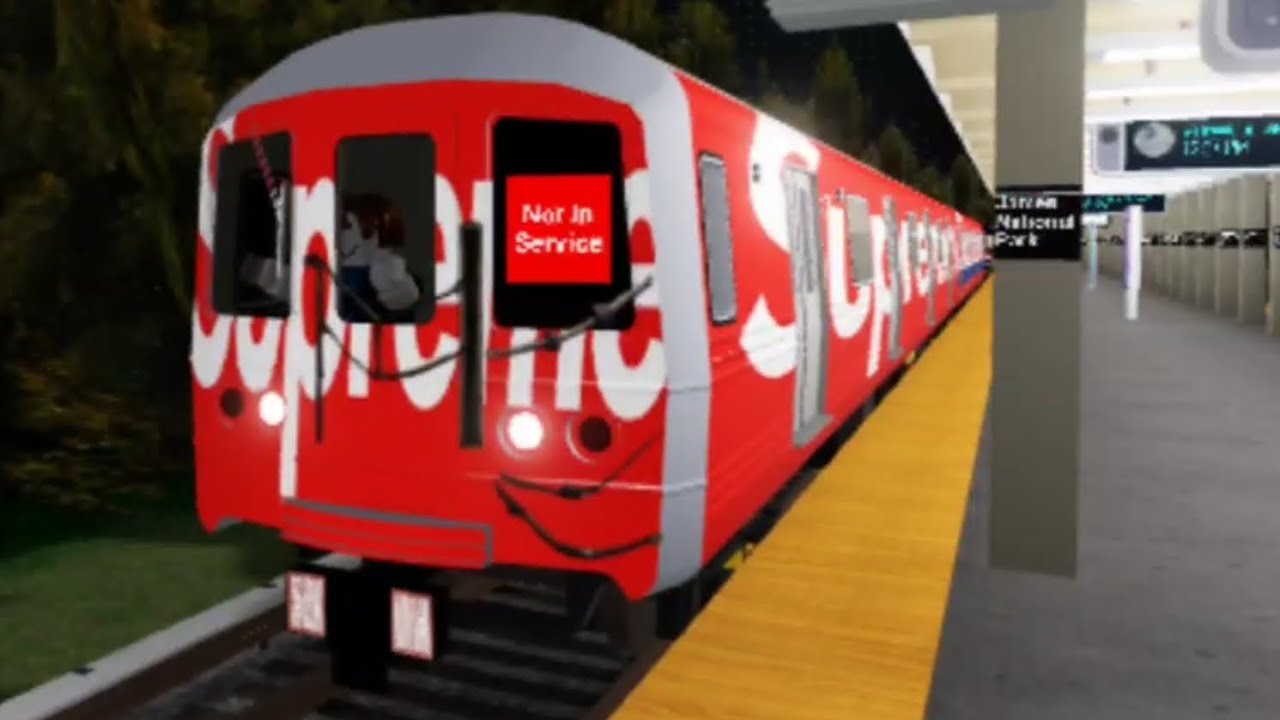 Roblox l Realistic NYC Subway Train Simulator - R46 James National Park ...