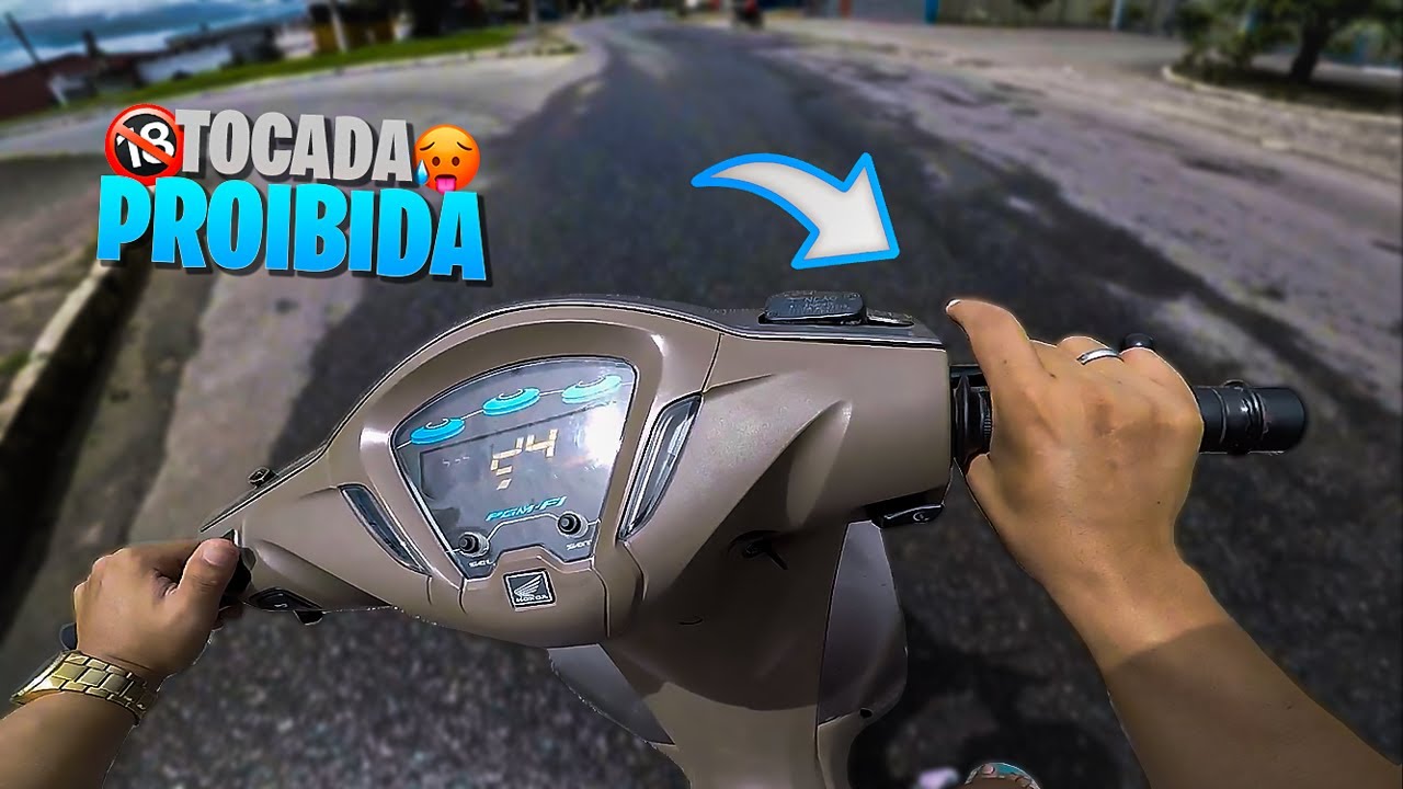 TOCADA DE DRAKE NA BIZ 125 COM DE LATA SÓ A PURA MELODIA - YouTube