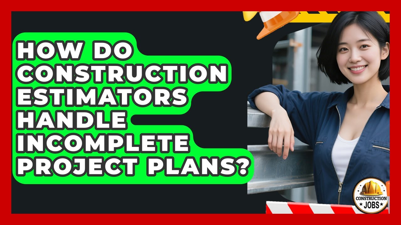 How Do Construction Estimators Handle Incomplete Project Plans ...
