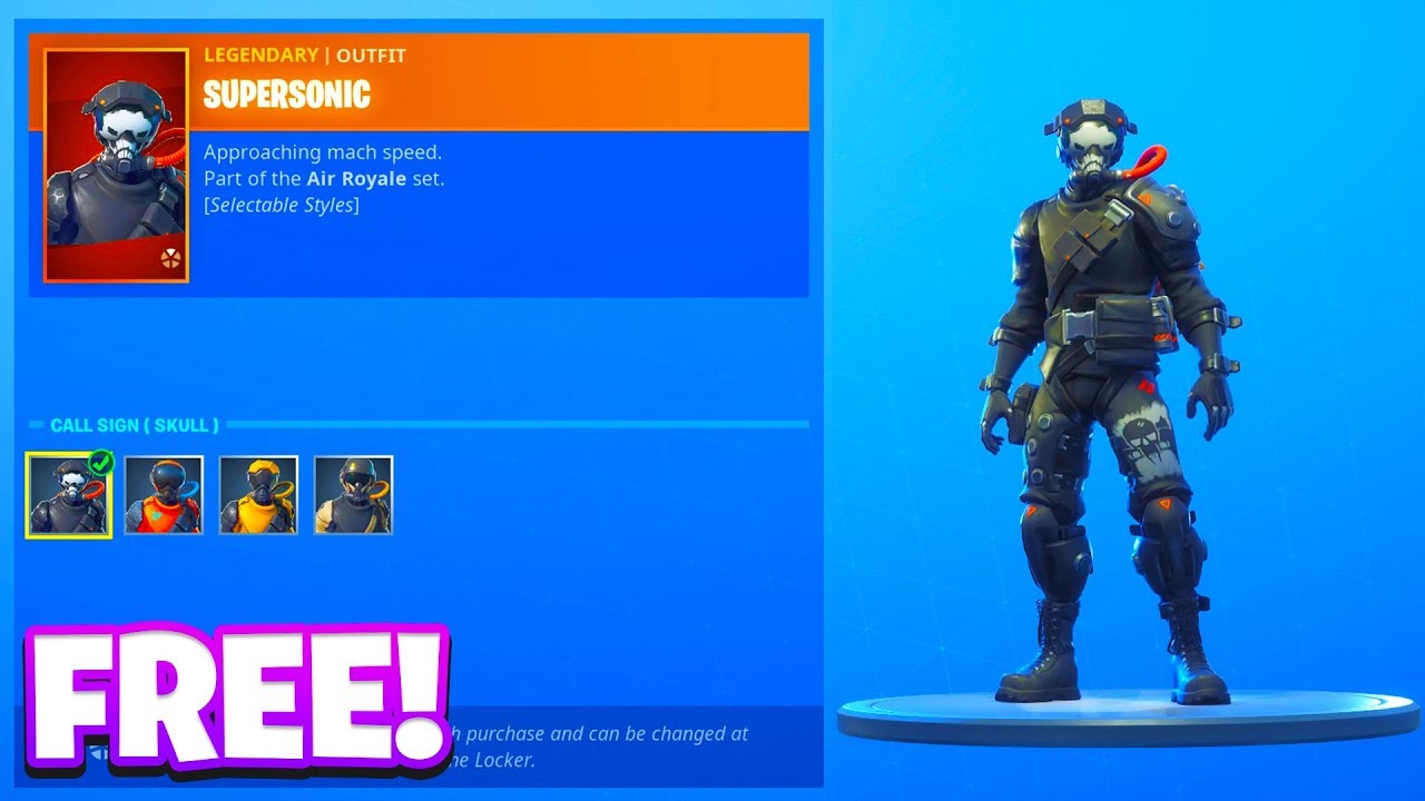 How To Get The New "SUPERSONIC" Skin For FREE In Fortnite! - YouTube