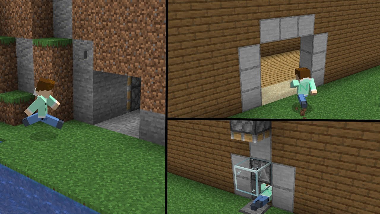 5 Redstone Doors That Will Impress Your Friends | Minecraft Redstone ...