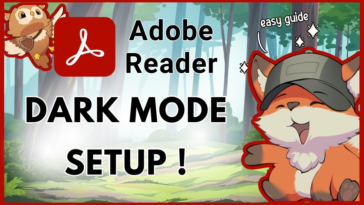 How to Make Adobe Reader Dark Mode – Step-by-Step Guide (Updated) - YouTube