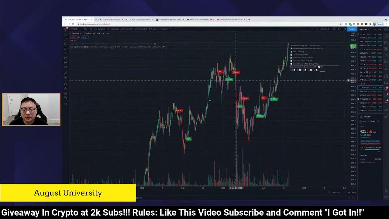 Lux Algo Best Signals Lux Algo Live ETHEREUM TRADING - YouTube